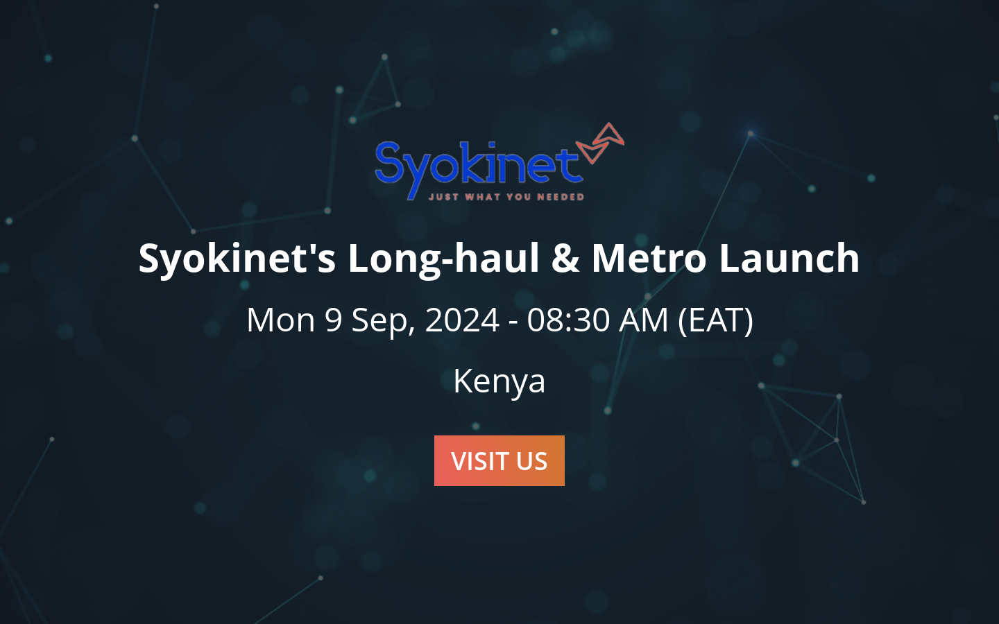 Syokinet's Long-haul & Metro Launch
